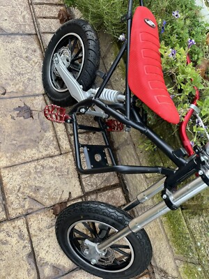 Mini Bike Rolling Chassis Electric W 72V MOTOR, CONTROLLER MINI SURRON ...