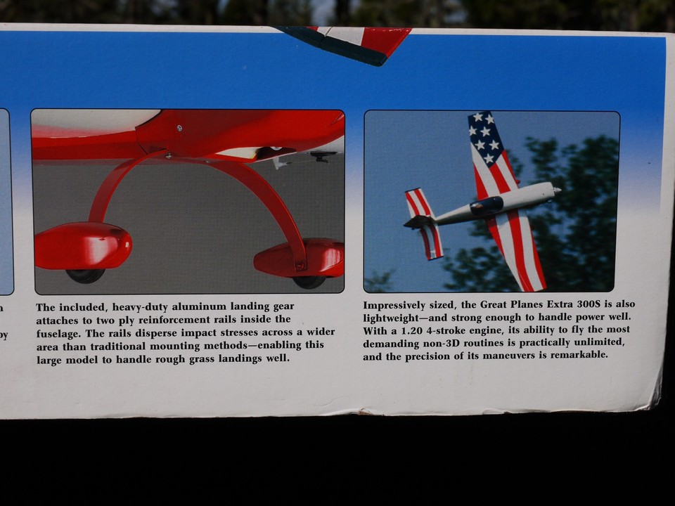 Great Planes Extra 300S Sport .60 Size Airplane Kit NIB, WELL STORED NO ...