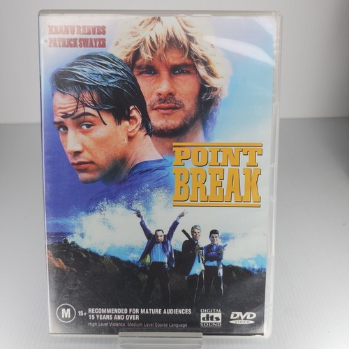 Point Break DVD 1991 Keanu Reeves Patrick Swayze Gary Busey Lori Petty Brad Hunt | eBay