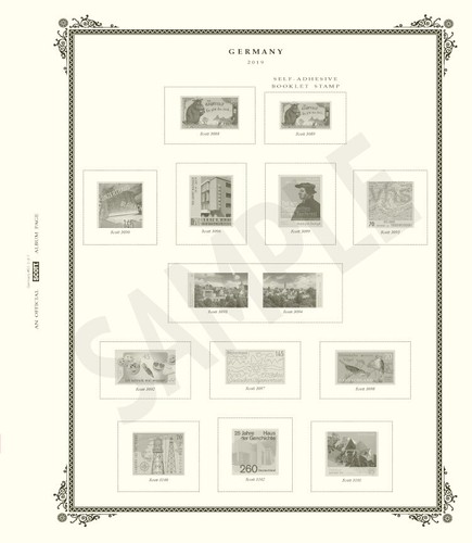 Scott German Democratic Republic Stamp Album (1949 -1990) | eBay