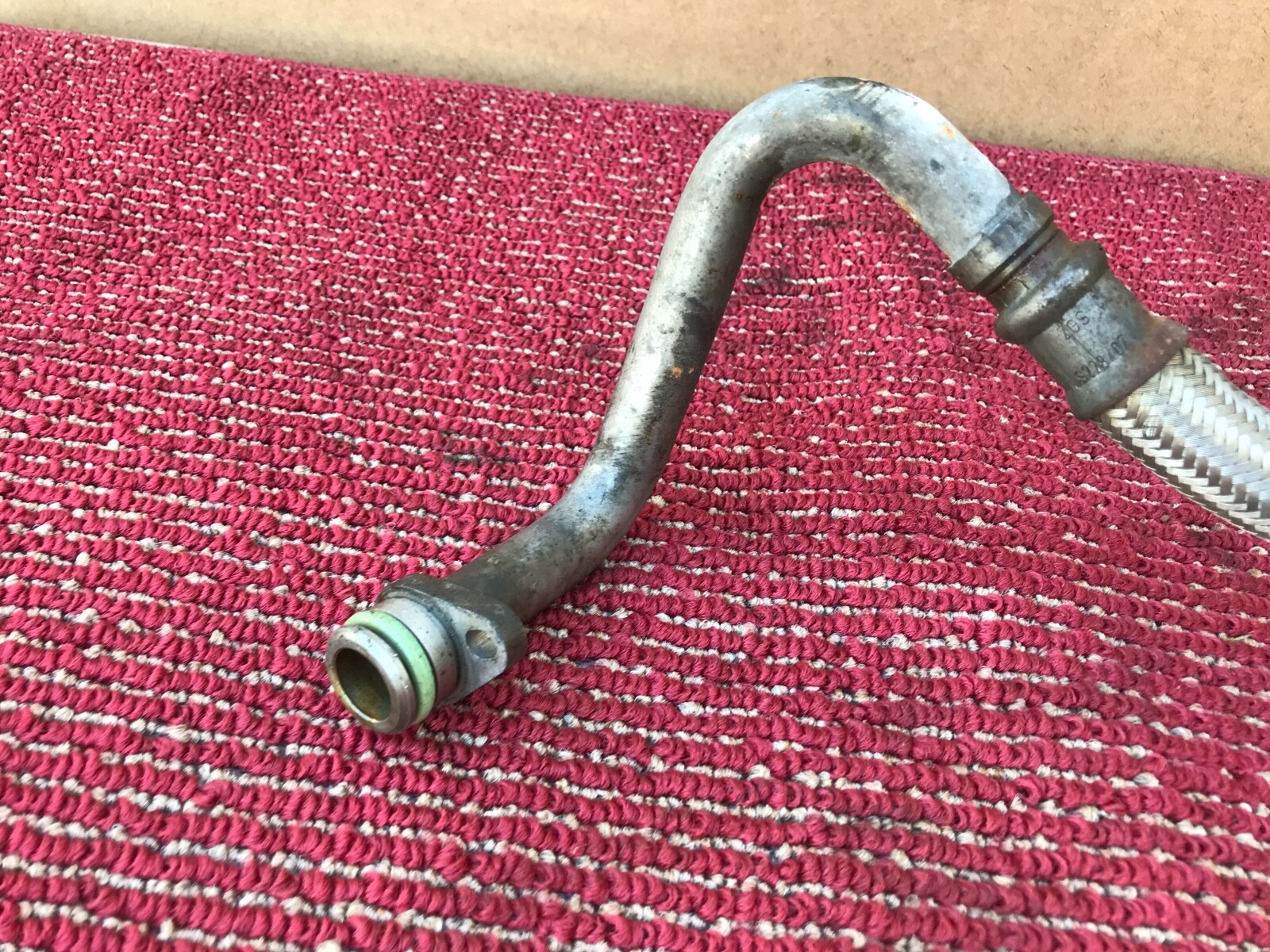 mercedes-w164-ml63-amg-driver-left-engine-motor-oil-cooler-hose-line