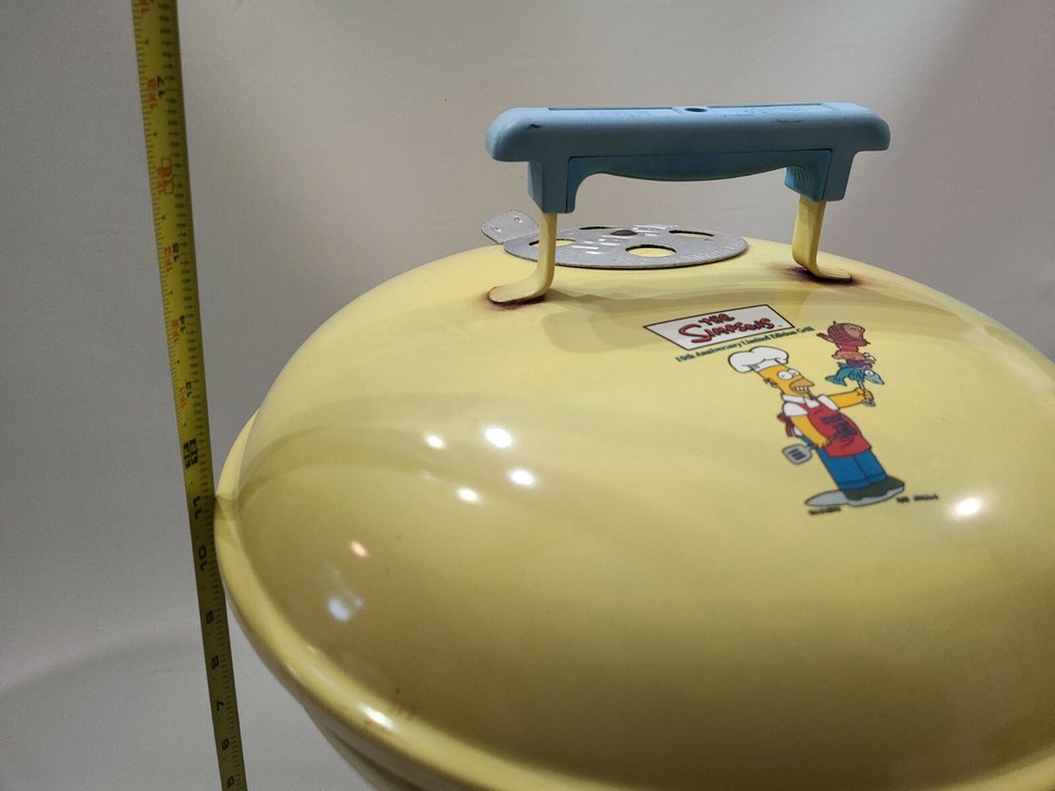 Vintage The Simpsons 10th Anniversary Weber BBQ Grill Barbecue 2000 ...