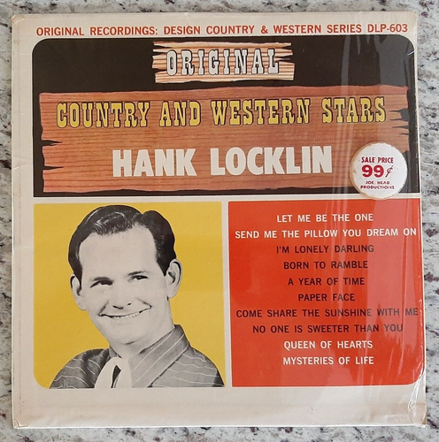 HANK LOCKLIN / ORIGINAL COUNTRY & WESTERN STARS (LP, 1962) PICKWICK DLP ...