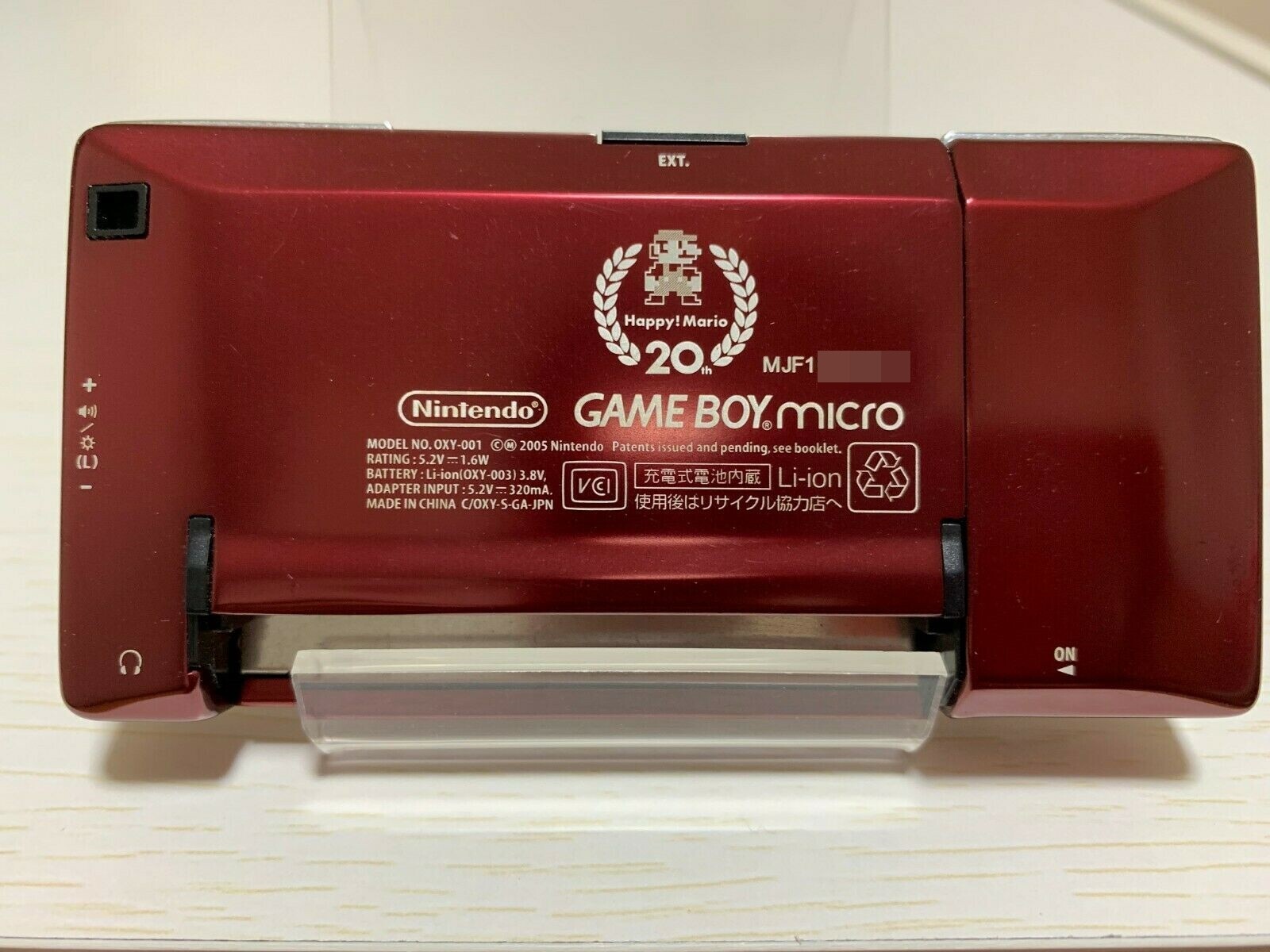 RARE Nintendo Gameboy Micro Famicom Color Console 20th Anniversary F/S ...