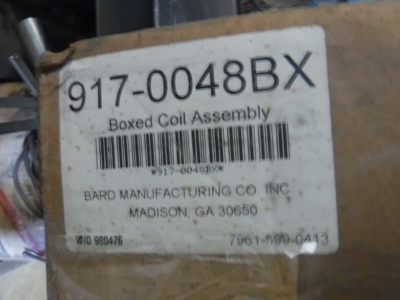 BARD HVAC 917-0048BX BOXED COIL ASSEMBLY | eBay