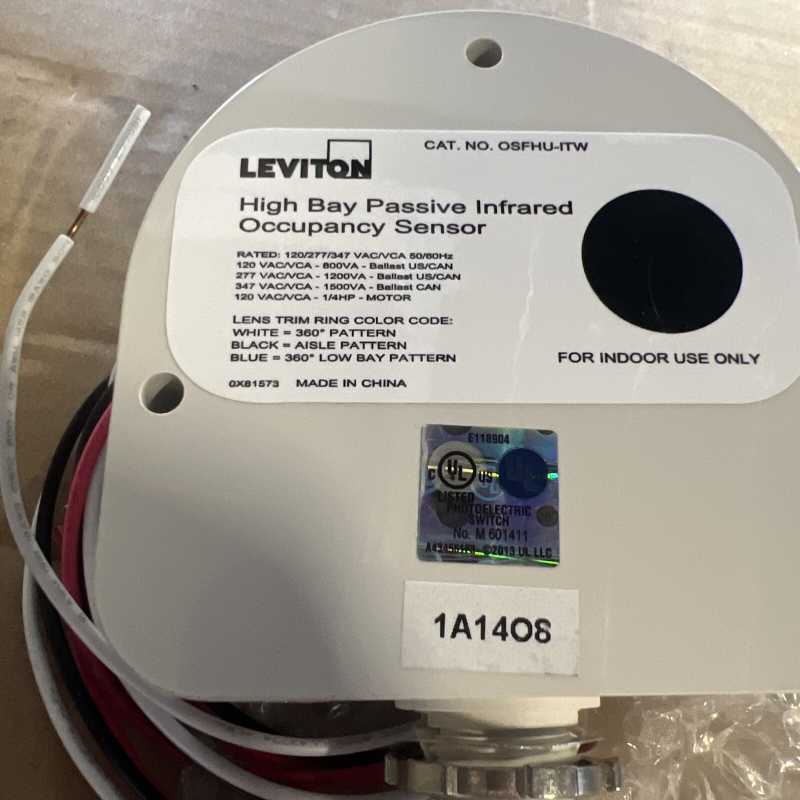 Leviton Osfhu-itw Mounted High Bay 3 Lens for sale online | eBay