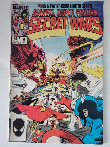 SECRET WARS #9 (1985) MARVEL COMICS DOCTOR DOOM! MIKE ZECK COVER & ART ...