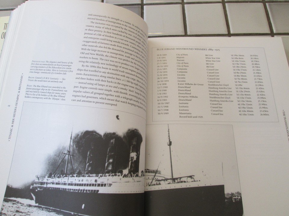 TITANIC AND HER SISTERS OLYMPIC AND BRITANNIC.softback book | eBay