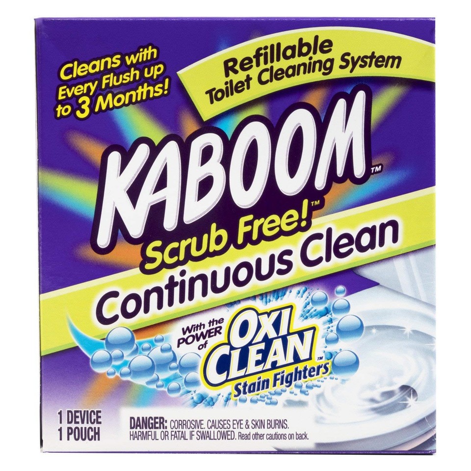 KABOOM Scrub Free Continuous Toilet Cleaning System Automatic Cleaner 1 ...