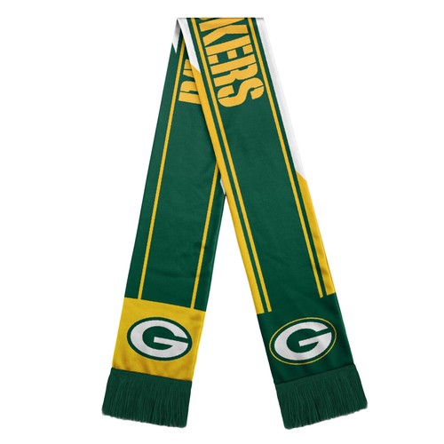 Green Bay Packers Colorwave Wordmark Scarf | eBay