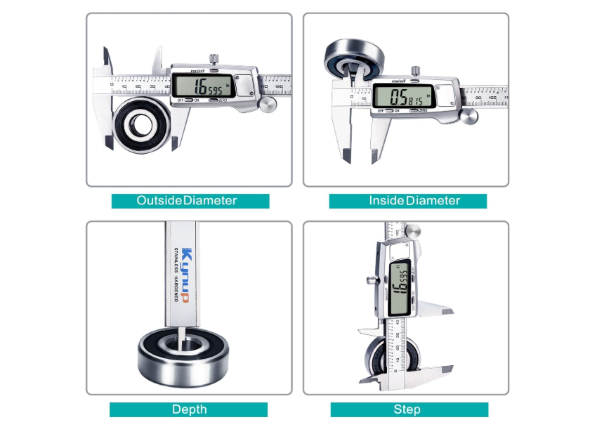 Draper Expert 80859 Dual Reading Digital Vernier Caliper, 0 - 150mm ...