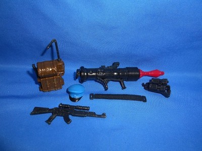 1991 GI JOE RED STAR LOT HAT MISSILE AMMO BELT ANTENNA GUN KNIFE PART ...