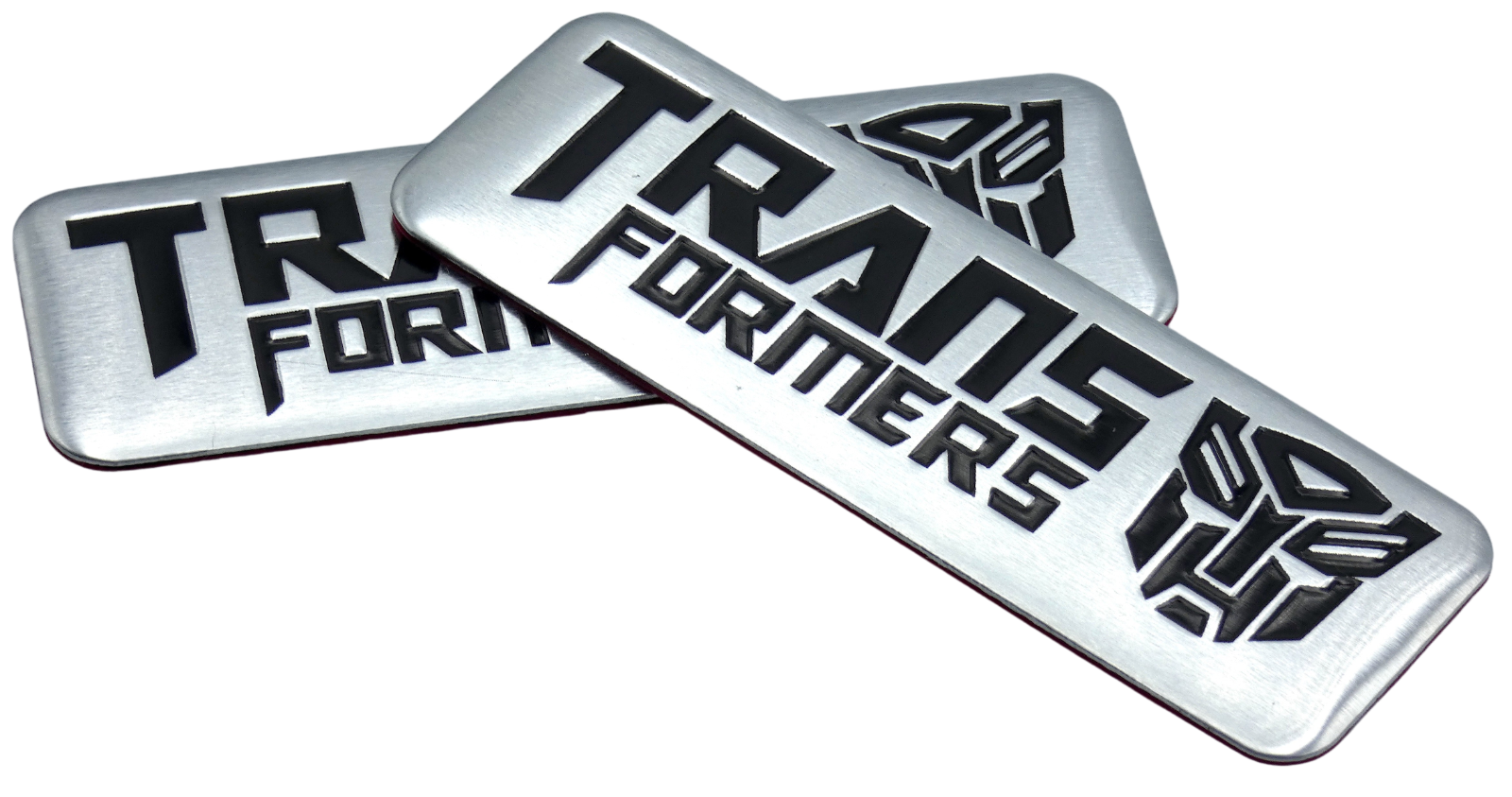 2x Metal Transformers Emblem Sticker Decal Optimus Prime Tailgate Badge ...