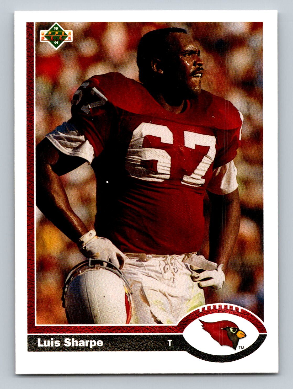 1991 Upper Deck #428 Luis Sharpe Phoenix Cardinals | eBay