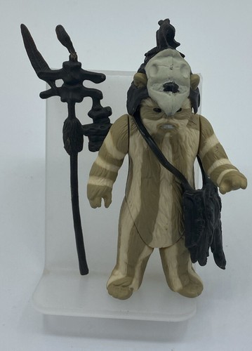 Vintage Star Wars Logray Ewok HK Kenner Figure ROTJ Complete 1983 #14 ...