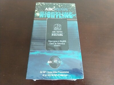 New Sealed Nightline - Emergency! Health Care In America VHS Video ...