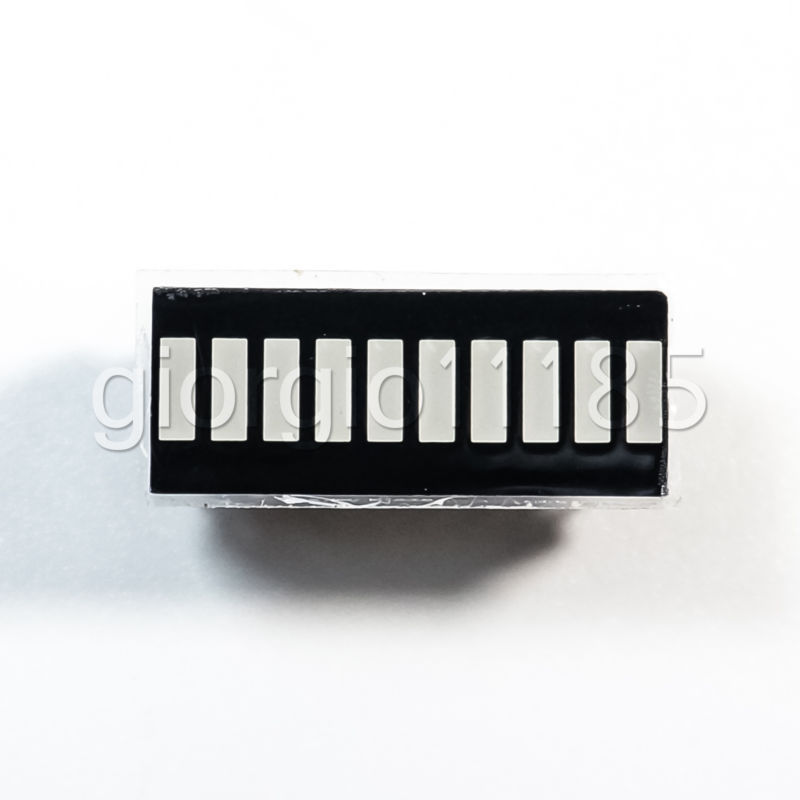 US Stock 10pcs 10-Segment Red LED Bargraph Array Display Bright Bar ...