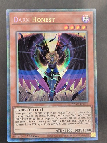 YUGIOH DARK HONEST COLLECTOR'S RARE NEAR MINT VASM-E047 | eBay UK