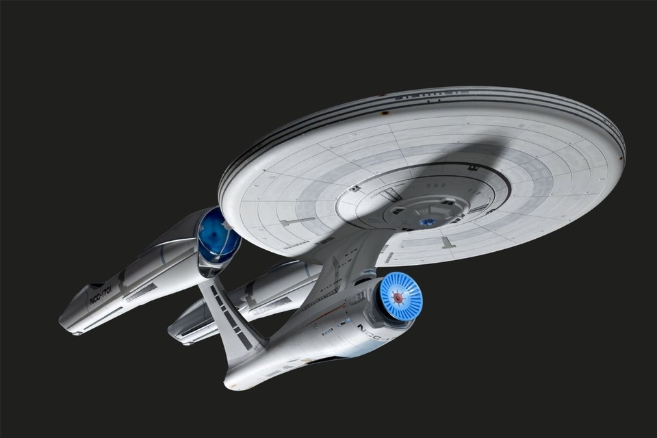 Star Trek series NCC-1701 U.S.S Enterprise 4882 1/500 (movie version ...