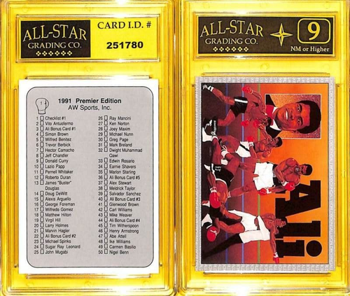 1991 All World Boxing - In Bout #1 Muhammad Ali for sale online | eBay
