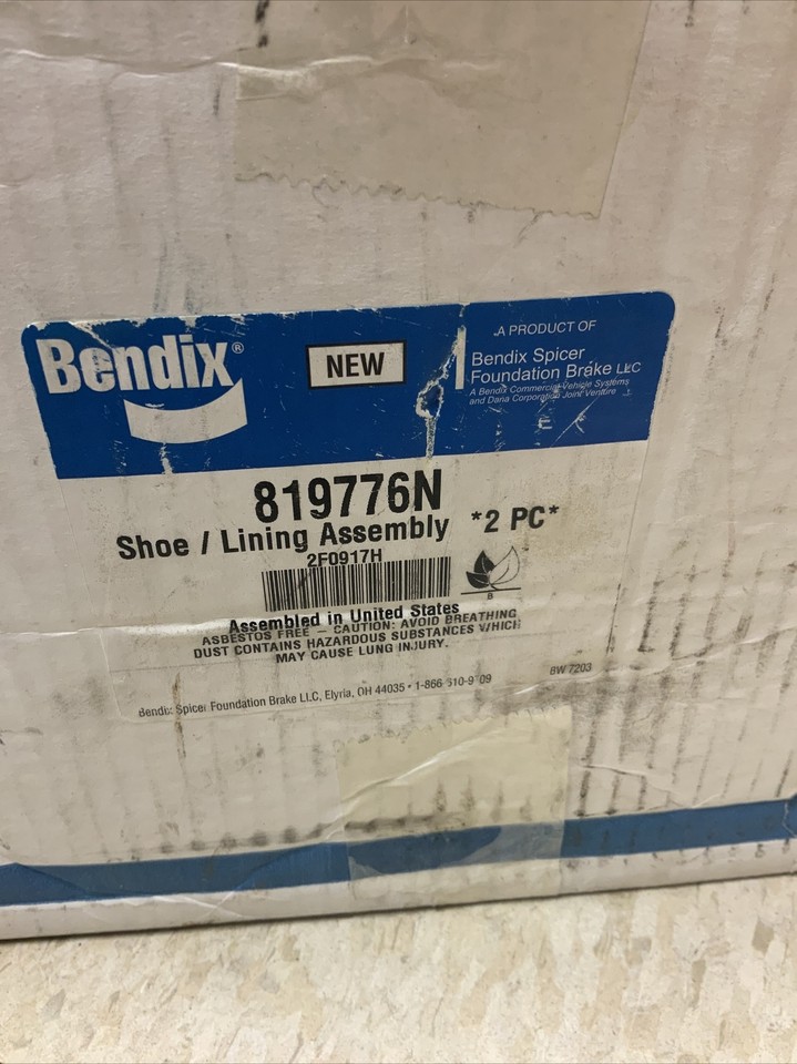 BENDIX-WESTINGHOUSE SHOE AND LINING AY BW-819776N | eBay