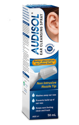 * Audisol Ear Cleansing Spray 50mL Prevents Build Up of Ear Wax | eBay ...