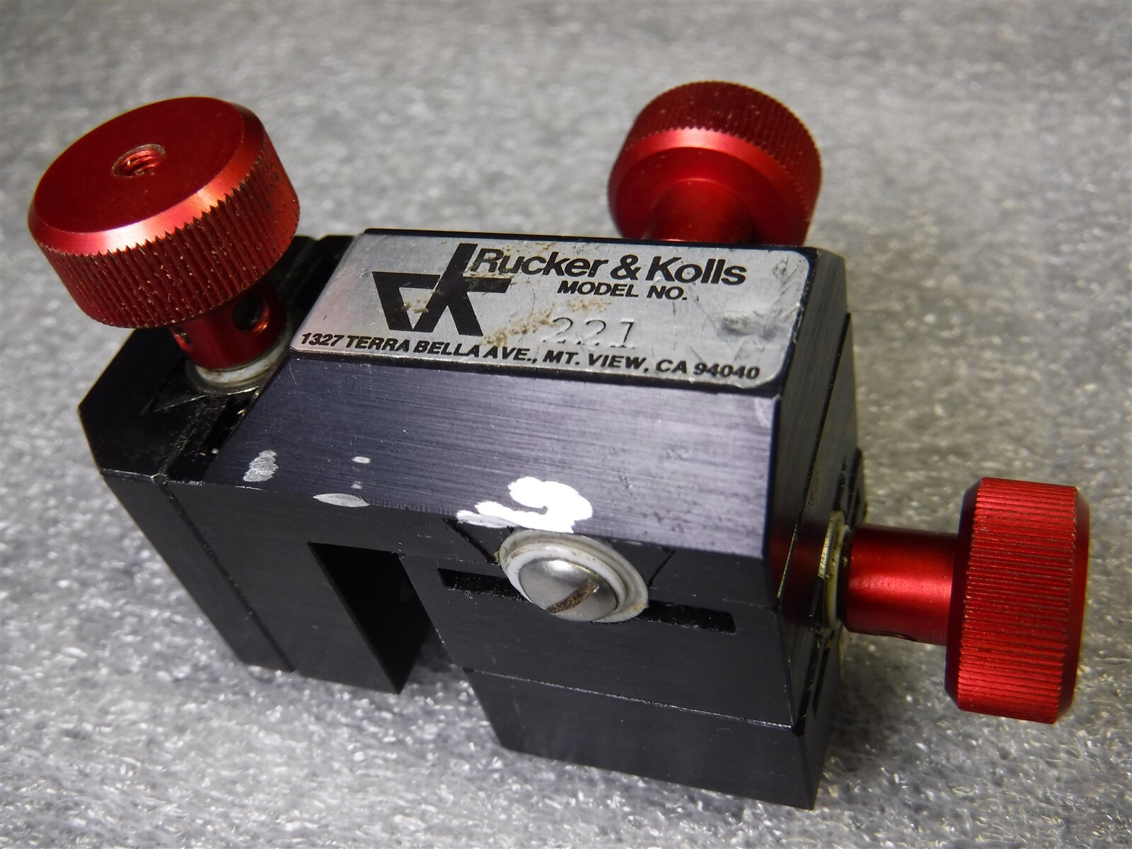 Used Rucker Kolls 221 Probe Micro Positioner Micromanipulator U10 | eBay