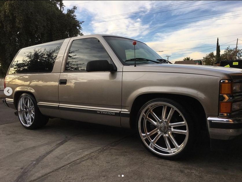 US MAGS BULLET U130 20x8 + 22X11 5X127 CHEVY C-10 SET OF 4 WHEELS AND ...