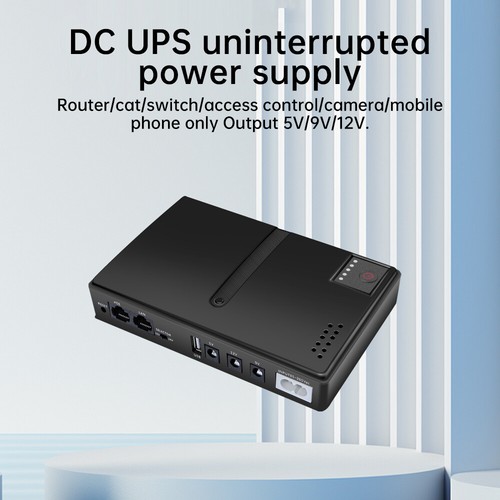 1036P 5V 9V 12V Backup DC UPS Uninterruptible Power Supply For WIFI ...