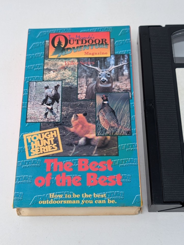 Tom Miranda Outdoor Adventure Magazine VHS Tape Hunting Trapping Deer ...