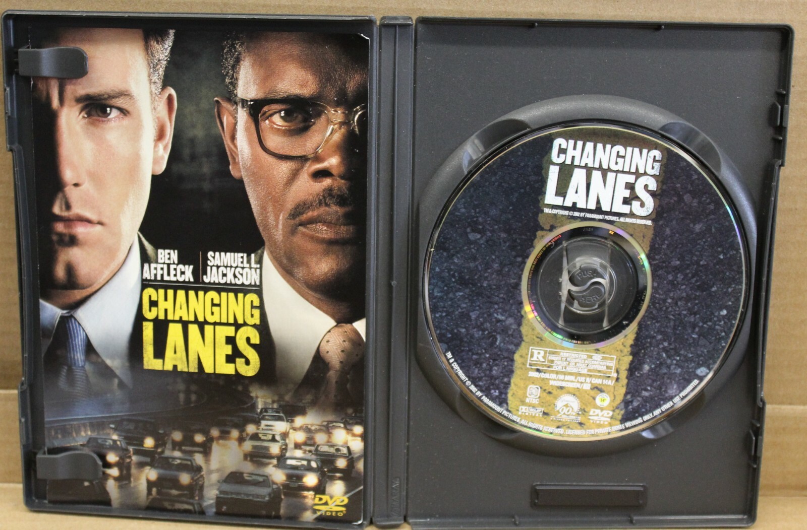 Changing Lanes DVD Widescreen Ben Affleck Samuel L. Jackson | eBay