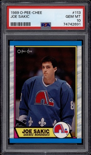 1989 OPC #113 JOE SAKIC ROOKIE CARD PSA 10 GEM MINT | eBay