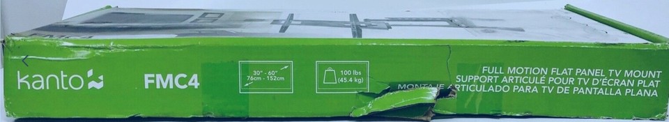 FMC4 Articulating Corner Full Motion TV Mount fits 30"-60" Up to 100 ...