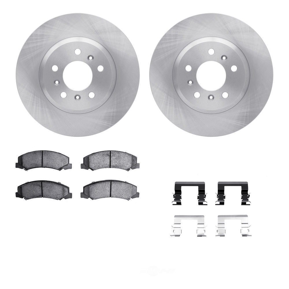 Disc+Brake+Kit-Rotors+with+5000+Advanced+Brake+Pads+includes+Hardware ...