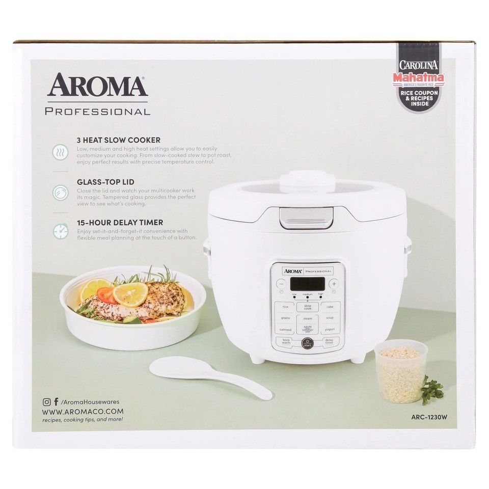 20-Cup Cooked Digital Rice and Grain Multicooker 4-Quart Capacity | eBay