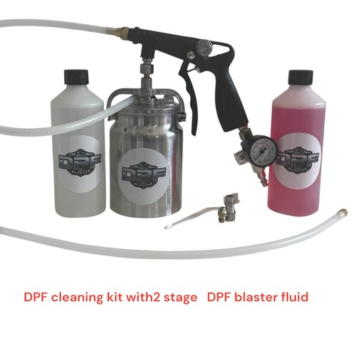 DPF Particle filter Cleaning Gun With 2 Stage On Car DPF Fluid 48hr UK ...
