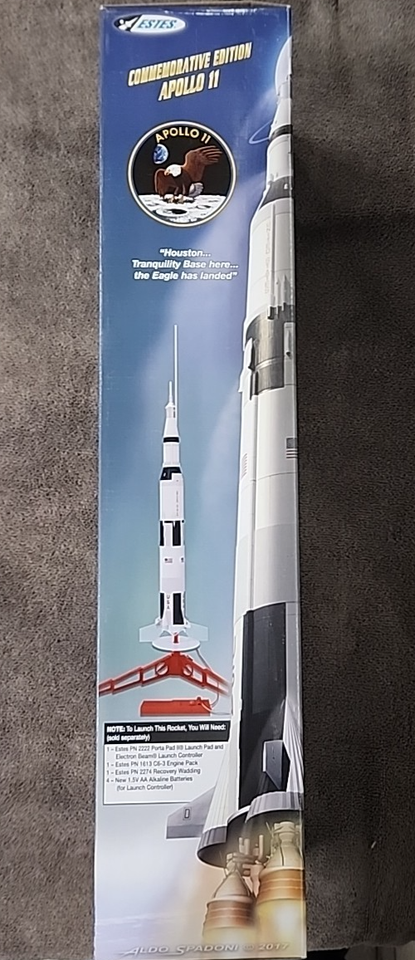 Estes Saturn V 1/200 scale New Model Rocket Kit Ready to Fly KIT Free ...