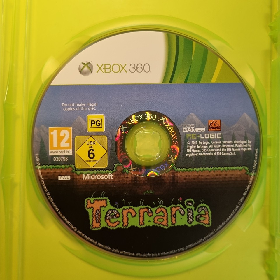 Terraria Microsoft Xbox 360 PAL Game with Manual Complete | eBay Australia
