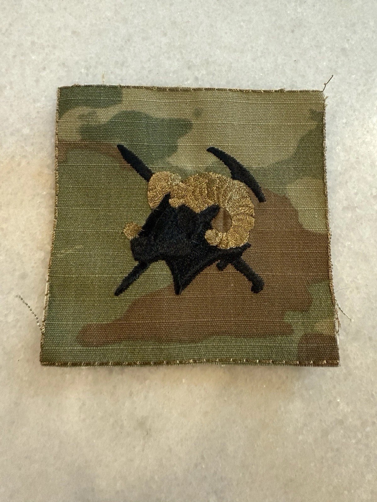 US ARMY RAM'S HEAD NORWICH MOUNTAIN WARFARE SCHOOL GRADUATE / OCP ...