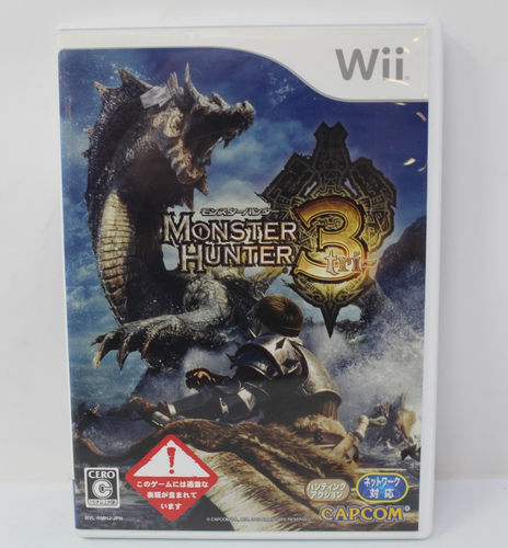 Monster Hunter 3 Tri Nintendo Wii Japanese Video Game in Box Tested | eBay