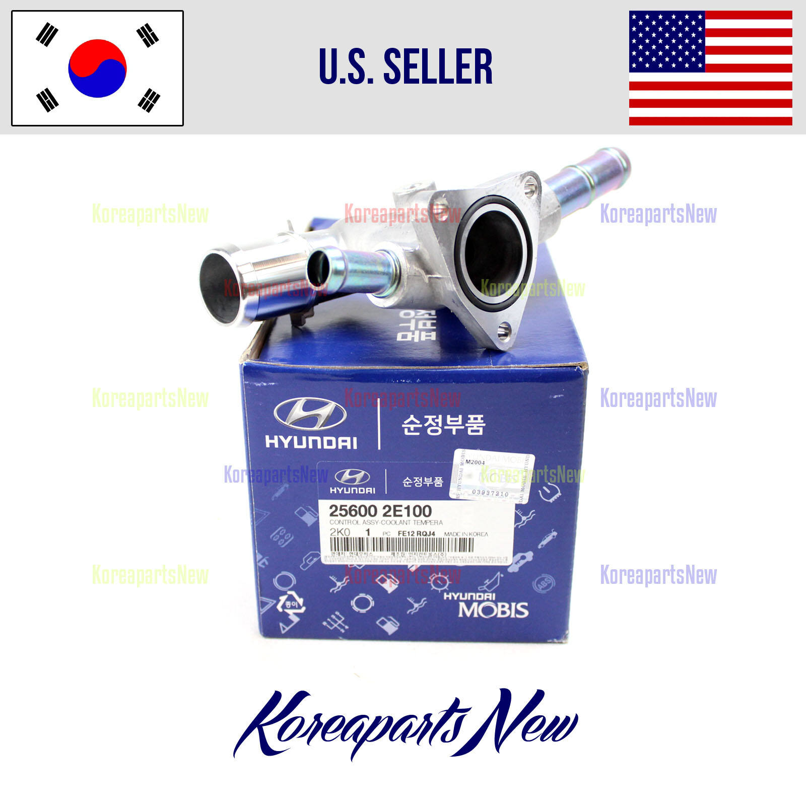 2.0L Engine Control Coolant Temperature 256002E100 Kia Soul Seltos 2020 ...