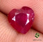 Natural Ruby Heart Shape Cut 8x8 mm 2.54 Cts Deep Red Shade Loose ...