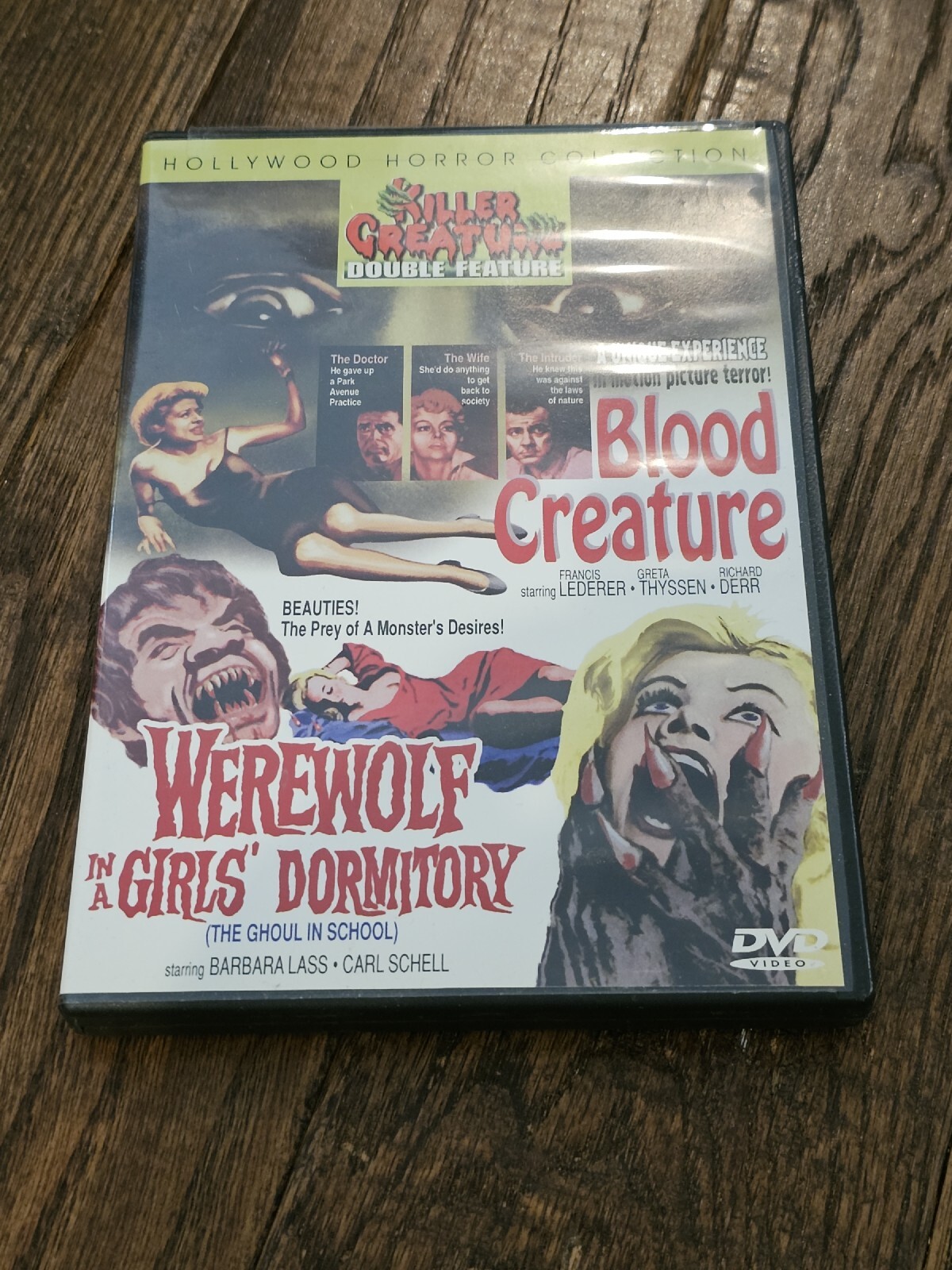 Blood Creature Werewolf in a Girls Dormitory DVD 2001 Hollywood Horror ...