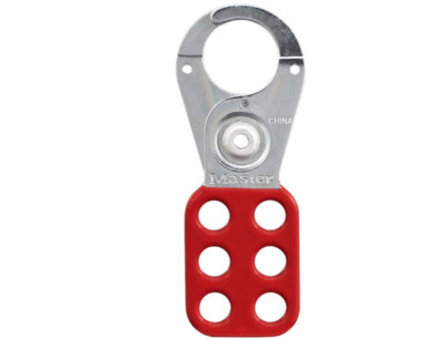 Master Lock 420 1" Jaw Clearance Steel Lockout Hasp | eBay