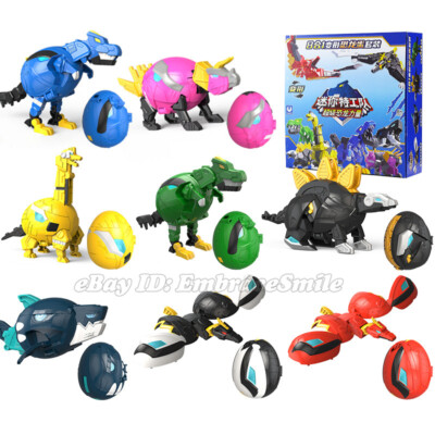 Miniforce Super Dino Power Trans Transform Egg Dinosaur Robot Action ...