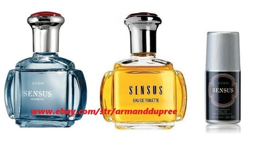 SENSUS COLONIA AVON CABALLERO SET 3 piezas 1 sensus magnetic 1 regular ...