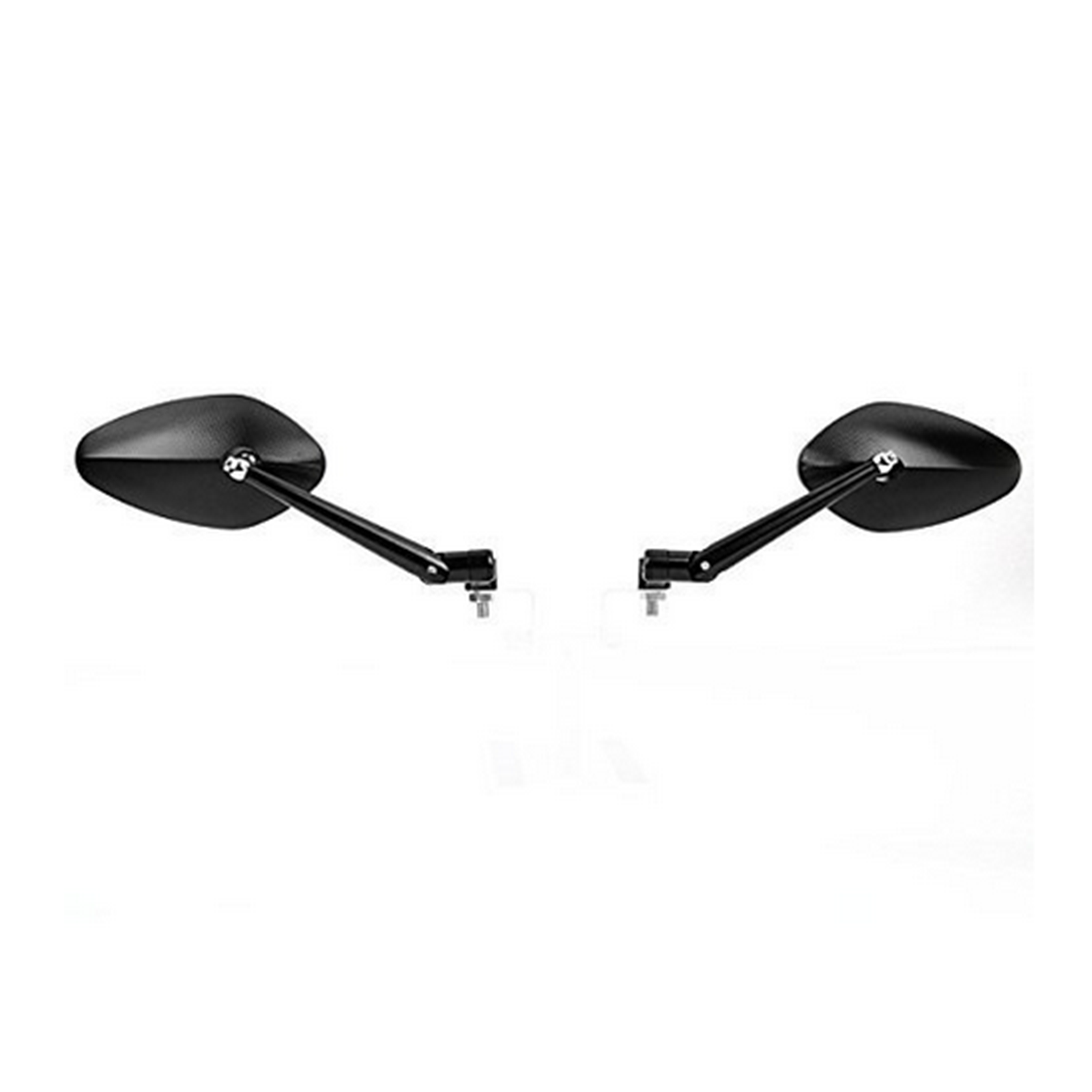 2X Black CNC 3D Wave Billet Side Mirrors Triumph Street Triple 675 ...