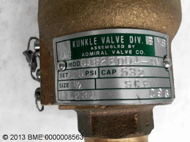 Kunkle Valve Valves 6182Edo1-Km for sale online | eBay