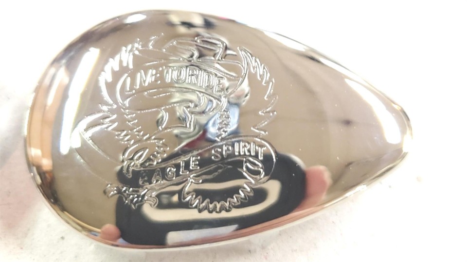 Teardrop Saddlebag Live to Ride Chrome Trim Harley Motorcycle Badge ...