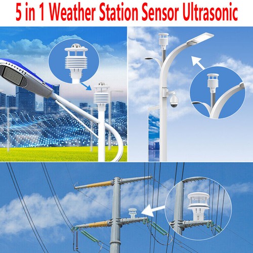 5 in 1Weather Station Sensor Ultrasonic Wind Speed /Direction Temp ...